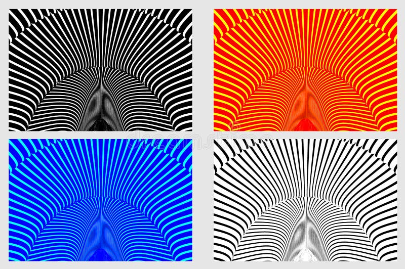 Abstract Rays - Striped Background Stock Vector - Illustration of ...