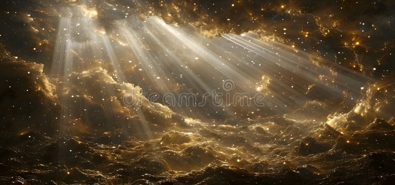 Abstract with Sun Rays and Sunburst Pattern Sky Blue Background High ...