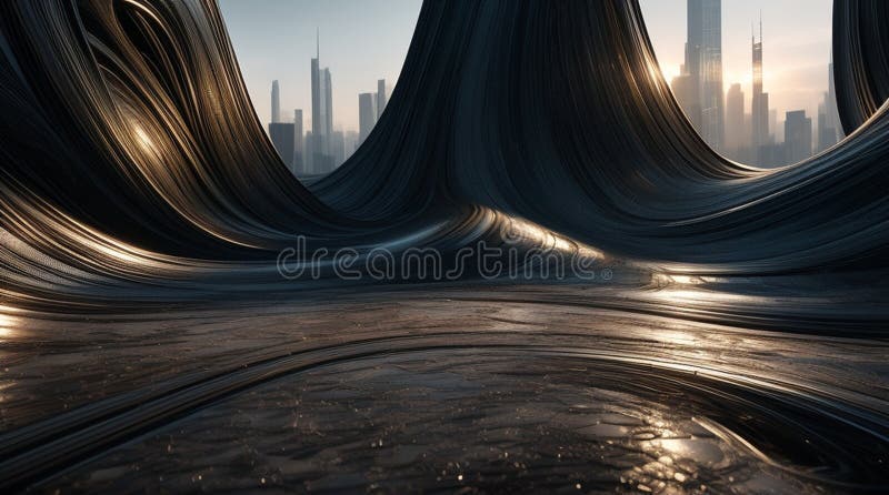 Abstract Realism Unleashed: Hyperdetailed Cycles Explored Stock Photo ...