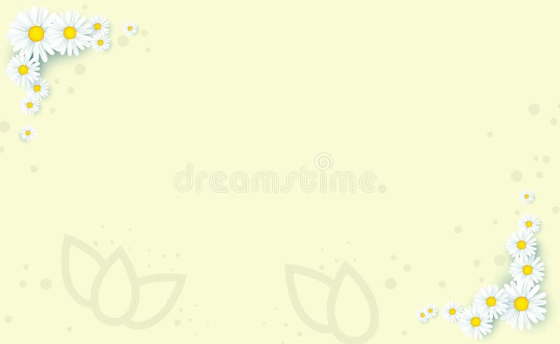 Abstract Realistic Background Template with Flowers - Vector Stock ...