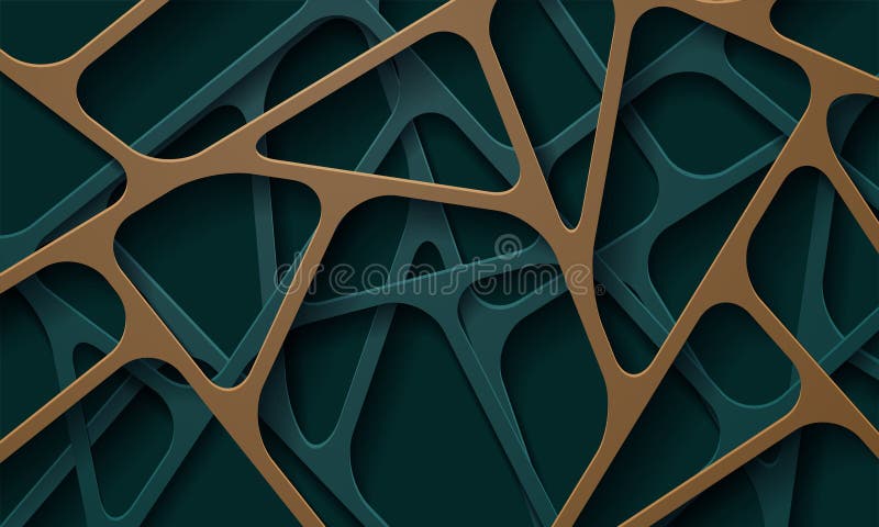 Abstract Realistic Papercut Decoration Textured Stock Vector ...