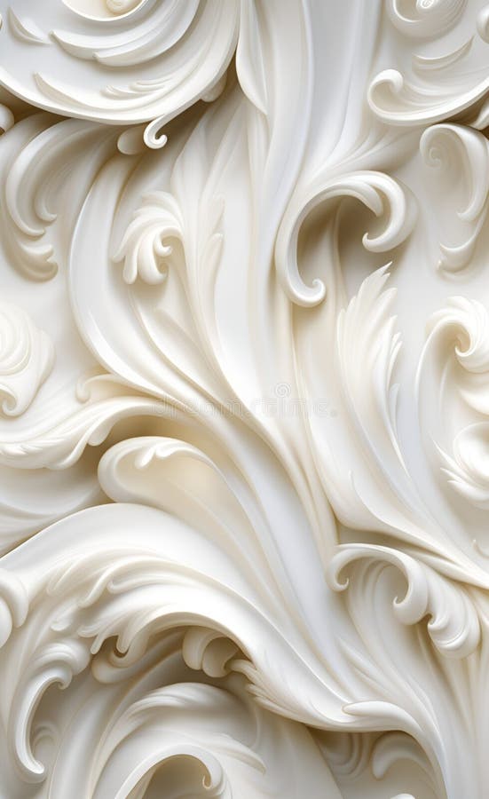 Abstract Realistic Photo of a Beautiful Waving White Texture , AI ...