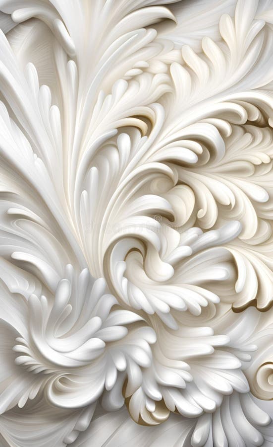 Abstract Realistic Photo of a Beautiful Waving White Texture , AI ...