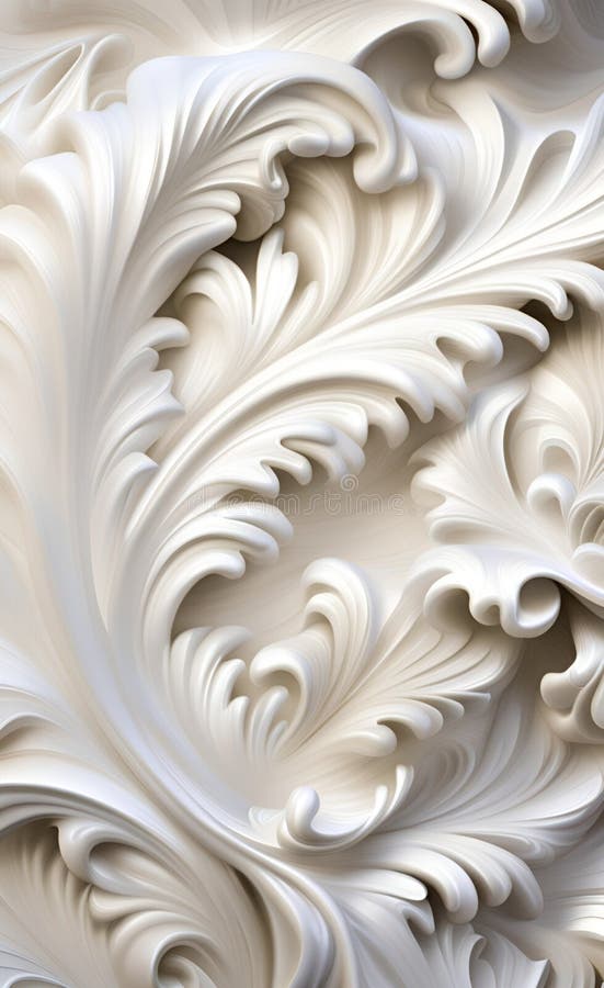Abstract Realistic Photo of a Beautiful Waving White Texture , AI ...
