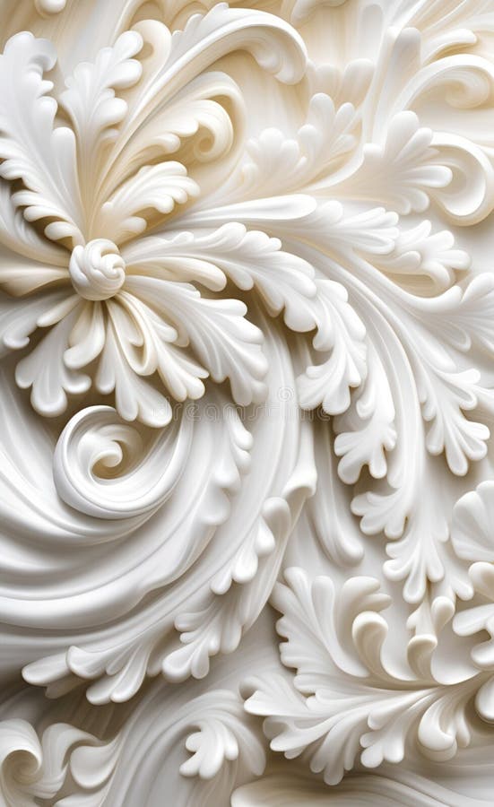 Abstract Realistic Photo of a Beautiful Waving White Texture , AI ...