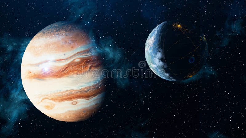 Spinning Solar System Animation