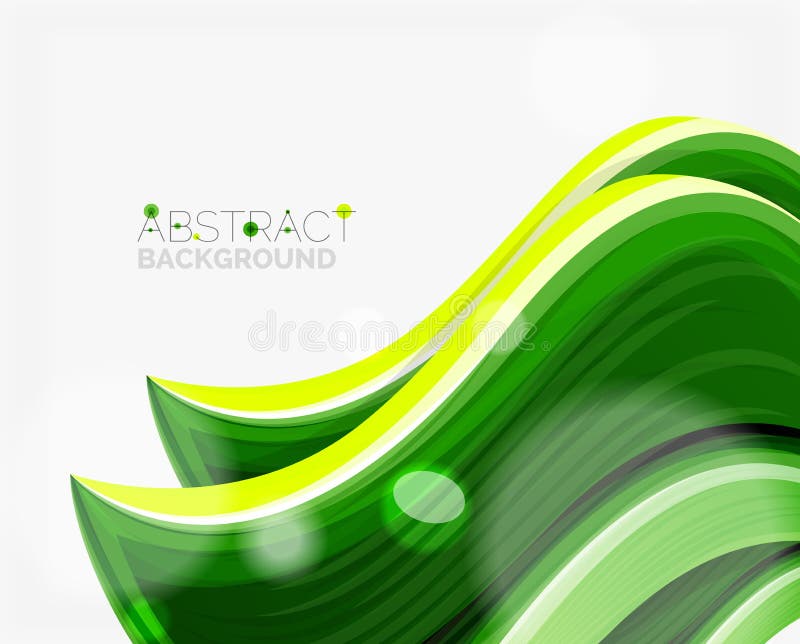 Abstract Realistic Solid Wave Background Stock Vector - Illustration of ...