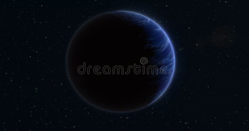 Spinning Planet Earth. Technology Illustration. Communication Concept ...