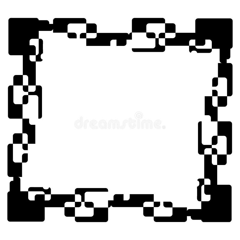 Abstract Rectangle Border Illustration Stock Illustration ...