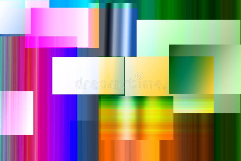 Abstract rectangle layers stock illustration. Illustration of green ...