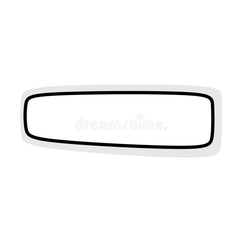 Rectangle Shape Text Box Gradient Banner Element Stock Vector ...