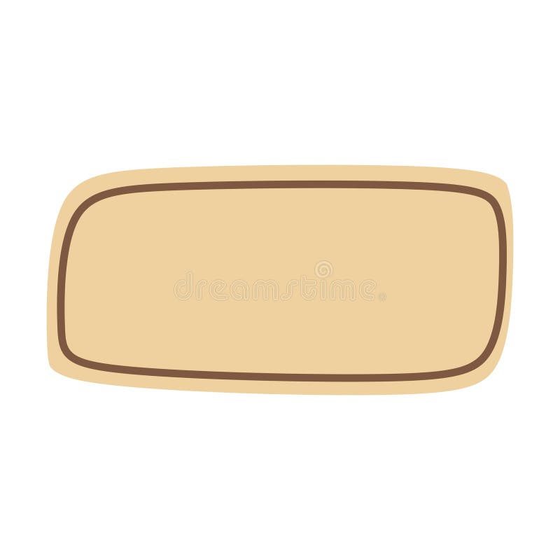 Rectangle Shape Text Box Gradient Banner Element Stock Vector ...