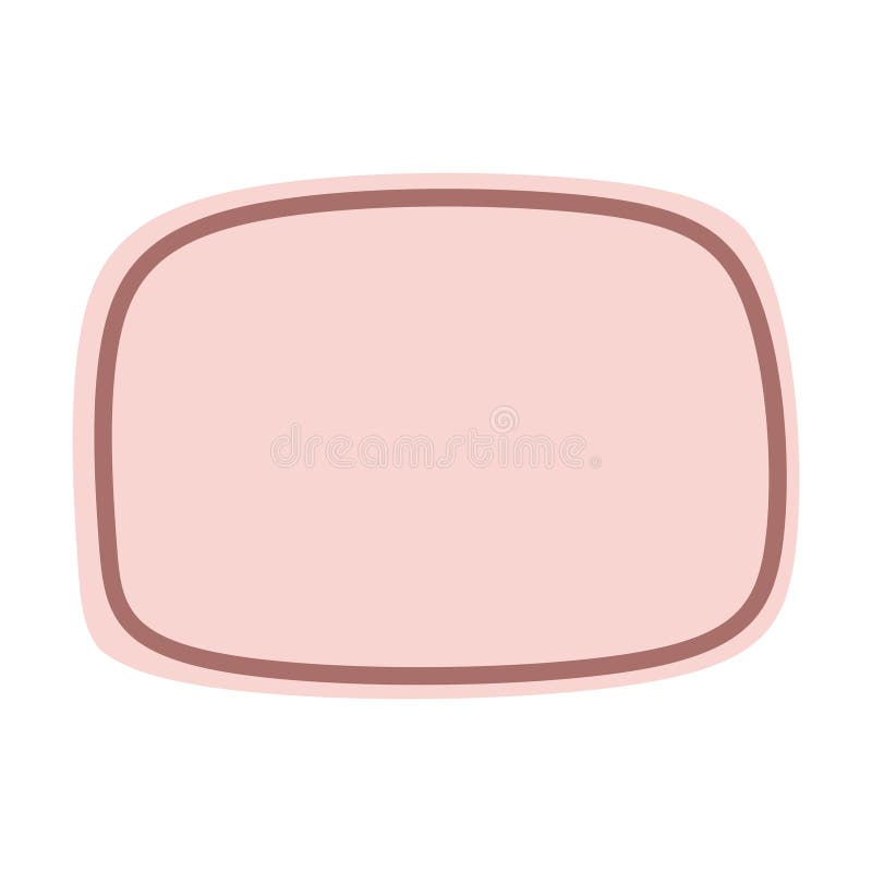 Rectangle Shape Text Box Gradient Banner Element Stock Vector ...