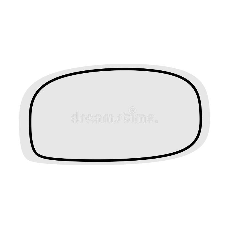 Rectangle Shape Text Box Gradient Banner Element Stock Vector ...