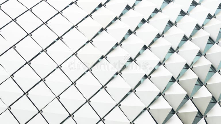 Abstract Rectangle Square Folded Pattern White Gradient Stock Photo ...