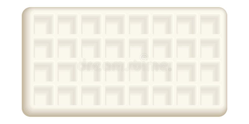Abstract Rectangle Waffle Pattern Light Cream Color Isolated Graphic ...