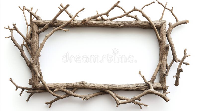 Abstract Rectangular Frame with Space for Insertion. a Frame Made of ...