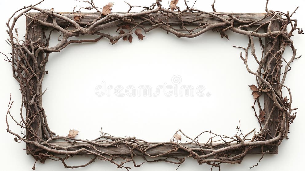 Abstract Rectangular Frame with Space for Insertion. a Frame Made of ...