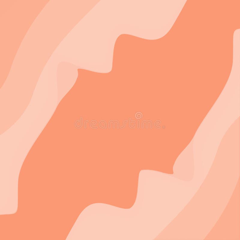 Abstract Rectangular Frame with Top and Bottom Pattern of Wavy Lines in ...