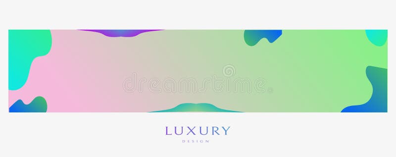 Abstract Rectangular Horizontal Banner. Blurred Gradient Background ...
