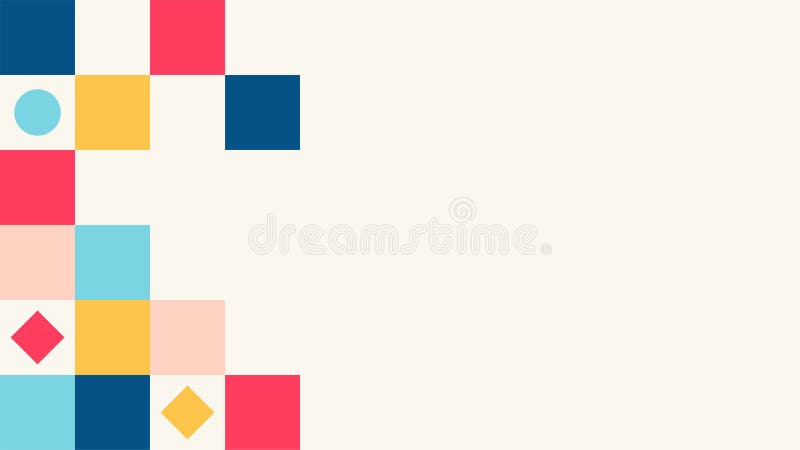 Abstract Rectangular Pattern on White Background Stock Vector ...