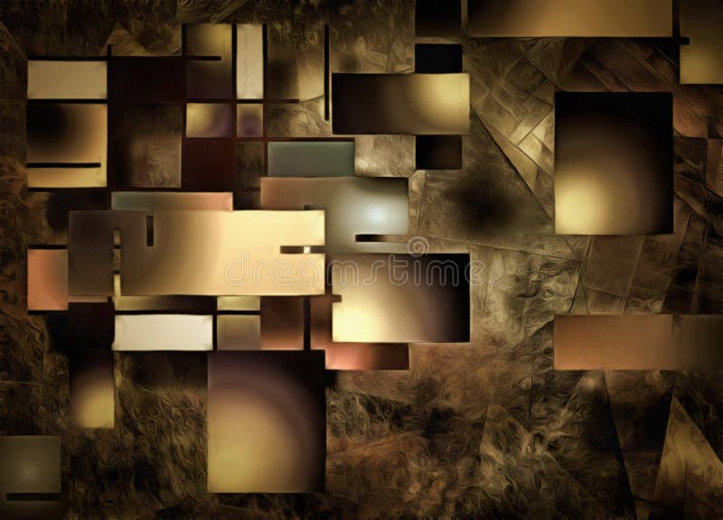 Ten Abstract Rectangular Backgrounds Stock Illustration - Illustration ...