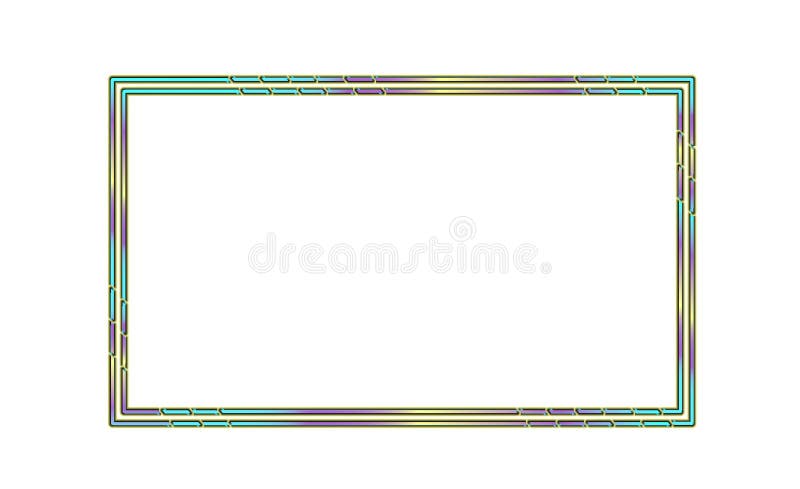 Abstract Rectangular Vector Frame. Modern Design Stock Illustration ...