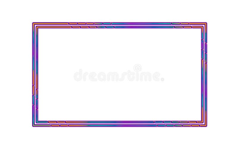 Abstract Rectangular Vector Frame. Modern Design Stock Illustration ...