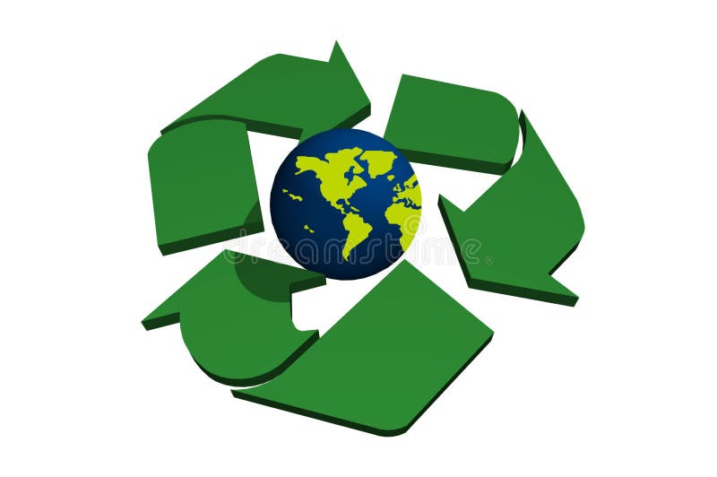 Abstract Recycle Symbol Picture. Image: 6739202