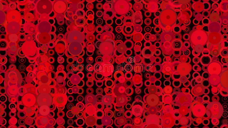 Abstract Red Animated Circle Rings Video Loop Background 4KResolution ...