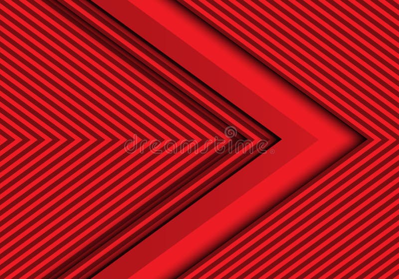 Abstract Red Arrow Pattern Design Modern Futuristic Background Vector Stock Vector ...