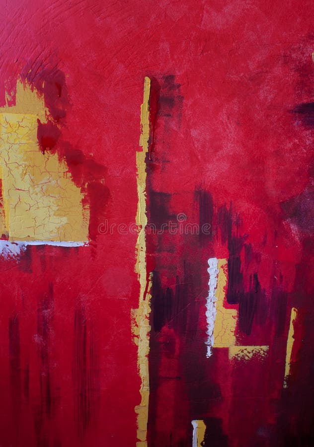 Grey and Biege and Beige Abstract Art Painting Stock Photo - Image of ...