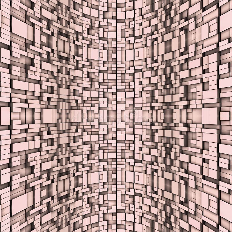 Abstract Red Background Blocks of Cube 03 Stock Illustration ...