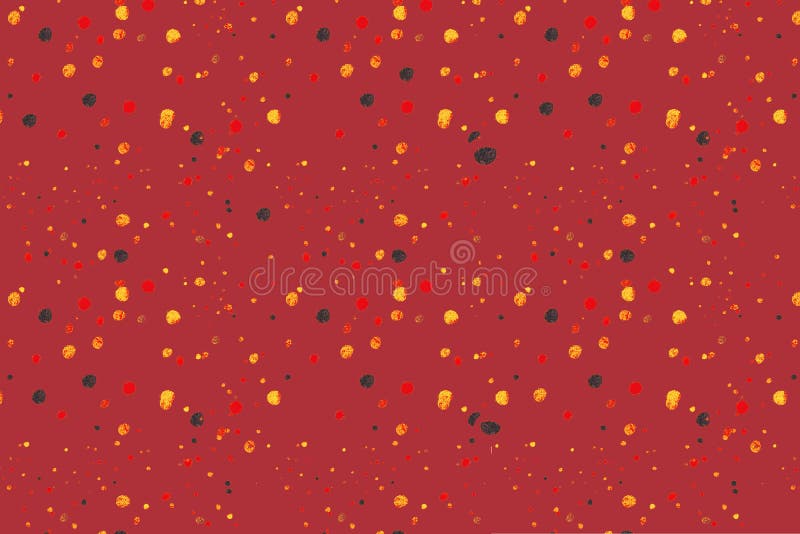 Abstract Red Background with Colorful Dots -perfect for Wallpaper or ...