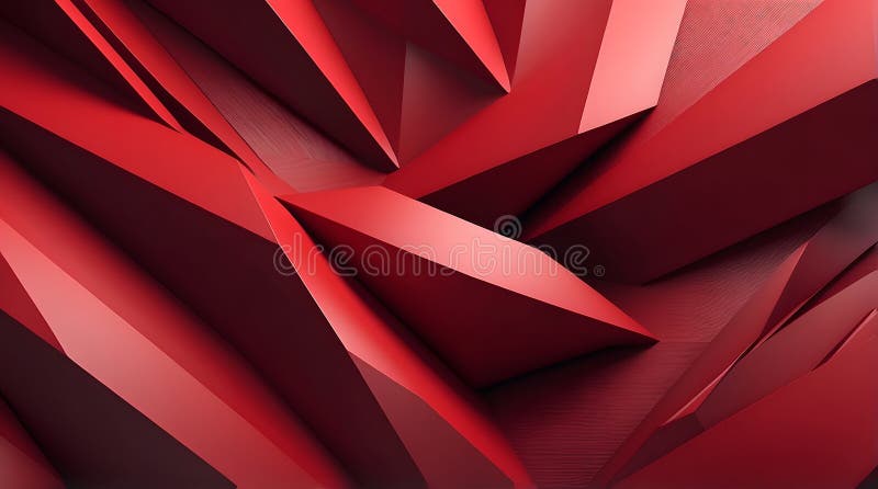 Deep Red Design Featuring Dynamic Diagonal Lines Stock Illustration ...