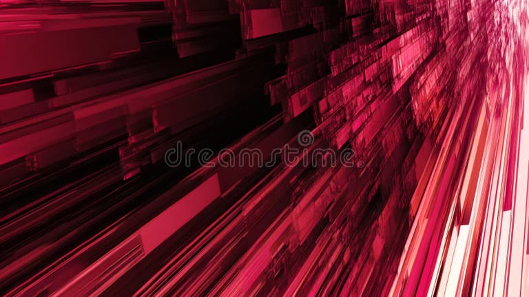 Abstract Red Background with Converging Lines Creating Chaos and ...