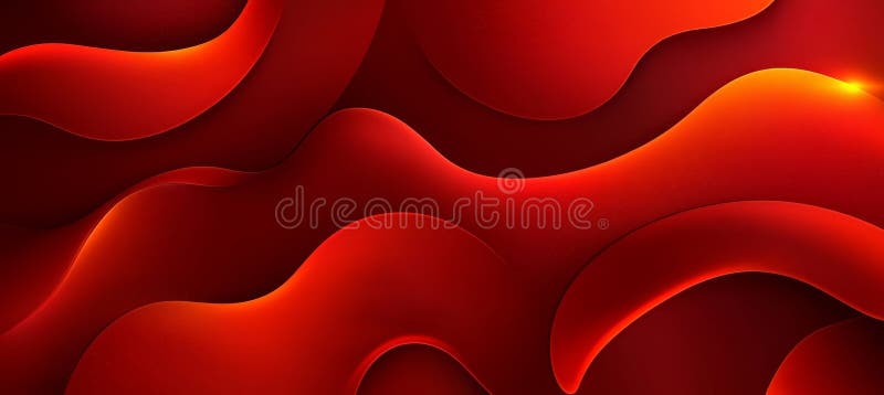 Abstract Red Background, Flowing Lines, Speed Effect, Bright Light ...