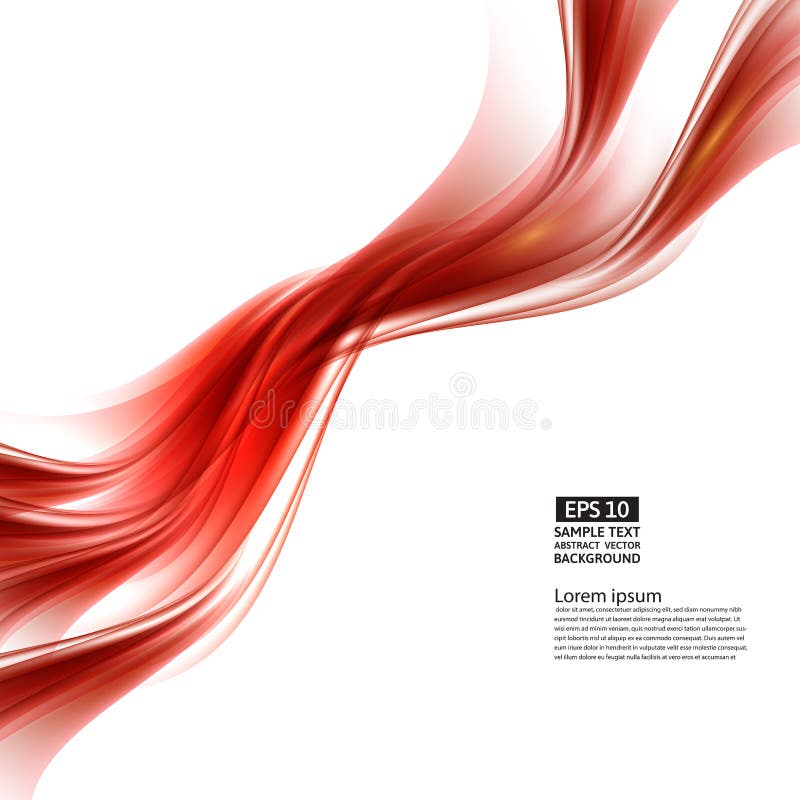 Abstract Red Background with Geometric Pattern of Lines. Wave and ...