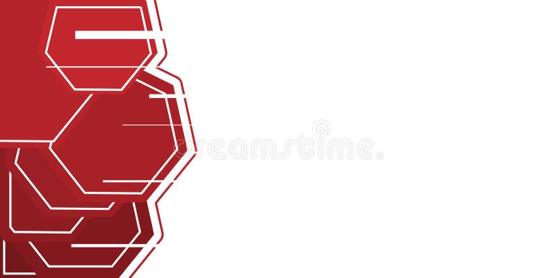 Abstract Red Background with Geometric Shape. Copyspace Area Stock ...