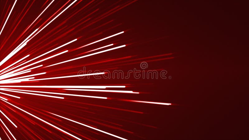 Abstract Red Background with Glowing Light Rays Stock Illustration ...
