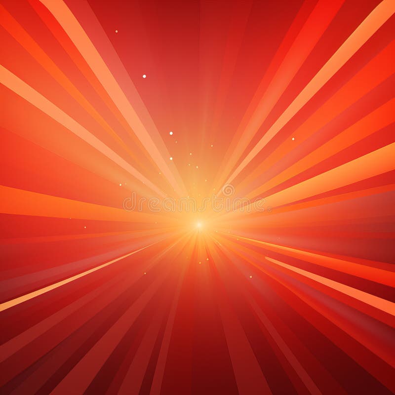 Abstract Red Background with Rays and Beams Stock Illustration ...