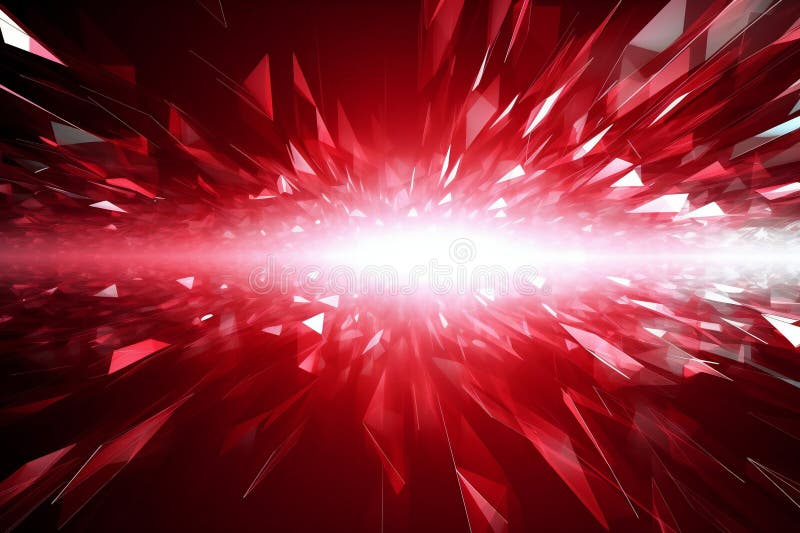 Abstract Red Background with Rays of Light, Stock Illustration ...