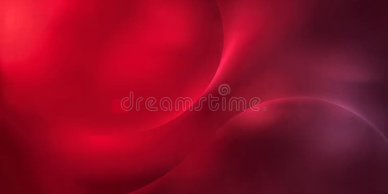 Abstract Red Background with Soft Curves and Gradients Creating a ...