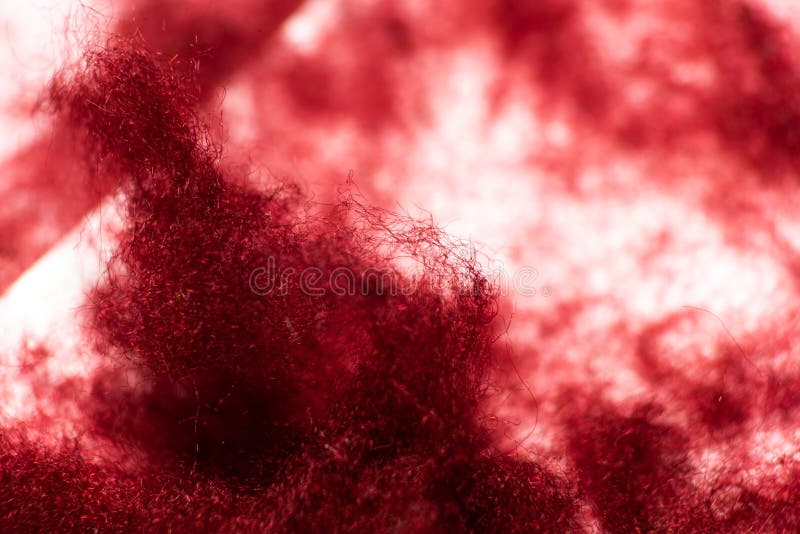 Abstract Red Background with Tuft of Wool Stock Photo - Image of ...