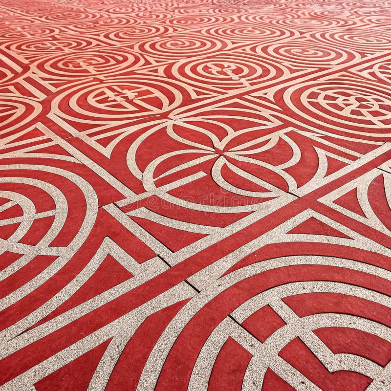 Abstract Red Background with Light Levels and Patterns Stock ...