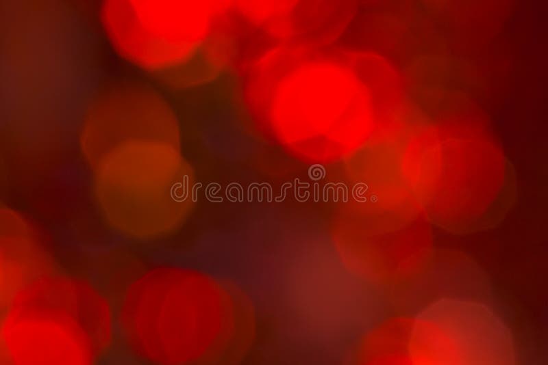 Abstract Red Backlight Reflector and Glitter Bokeh Lights Background ...