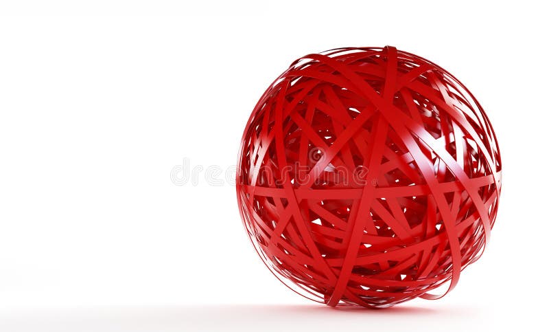 Abstract red ball stock illustration. Illustration of design - 8330321