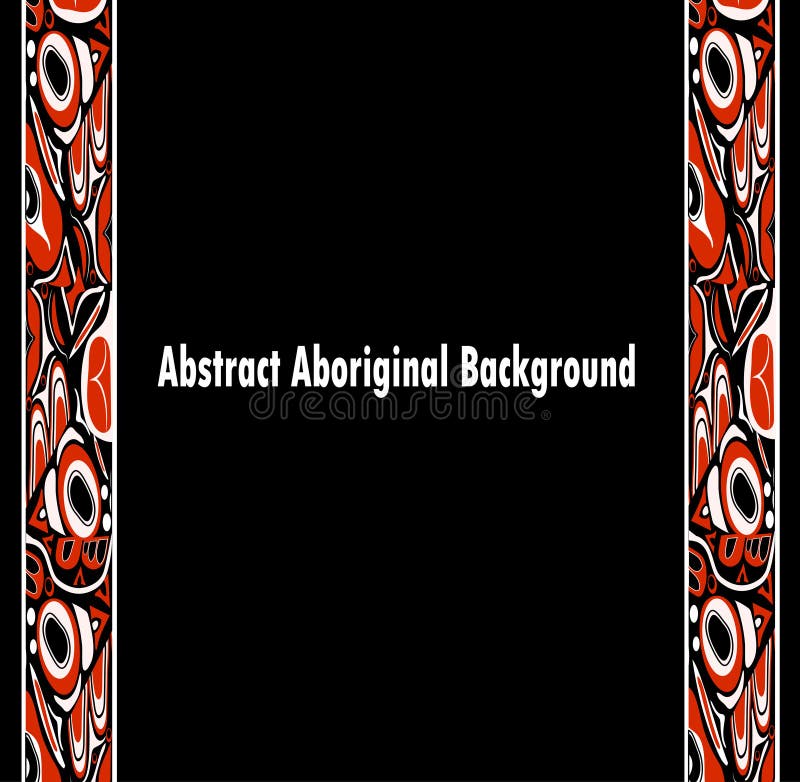 Abstract Red Background Native North American Stock Vector ...