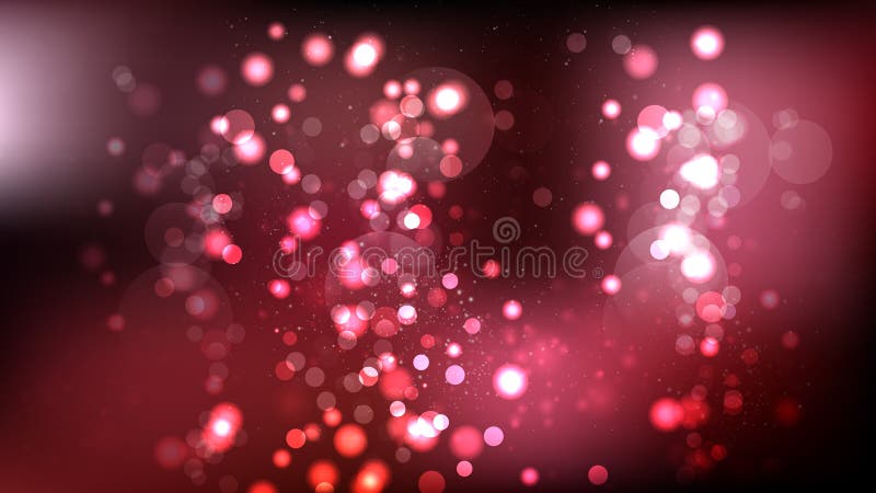 Abstract Red And Black Bokeh Defocused Lights Background Vector Image