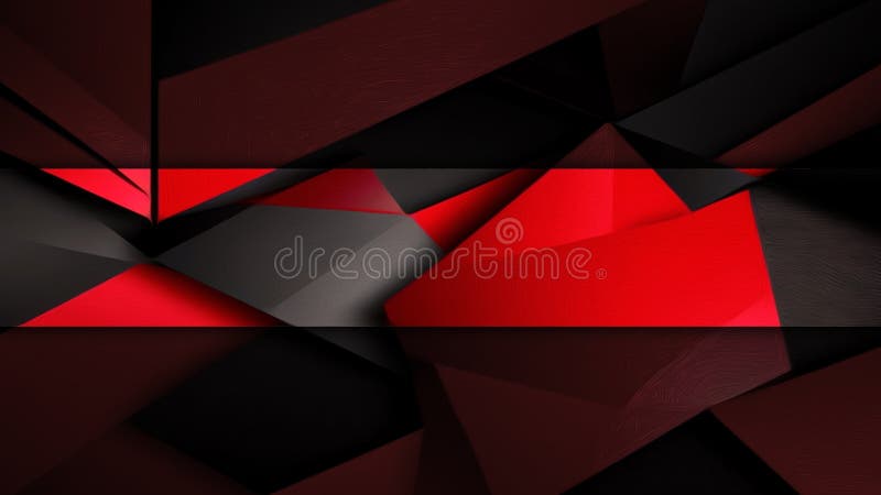 Abstract Red and Black Channel Banner Design Template 1 Stock ...